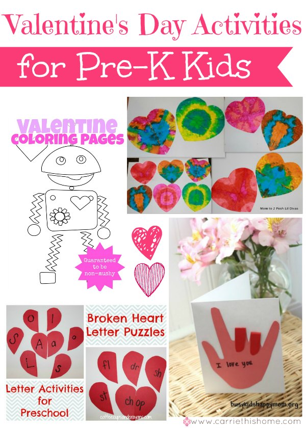 Valentine s Day Activities For Pre K Kids Valentine s Day Activities For Pre K Kids